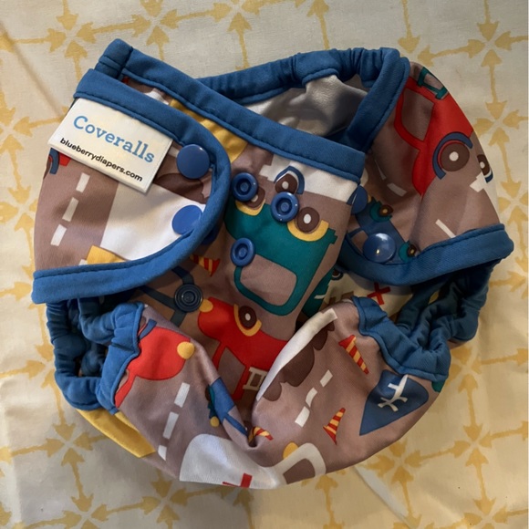 Blueberry | Accessories | Blueberry Mini Coveralls Snap Cars Diaper ...